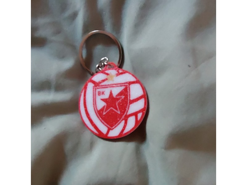 VK Crvena Zvezda privezak za kljuceve