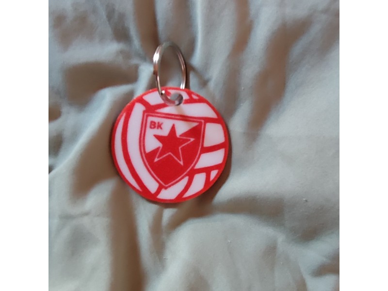 VK Crvena Zvezda privezak za kljuceve