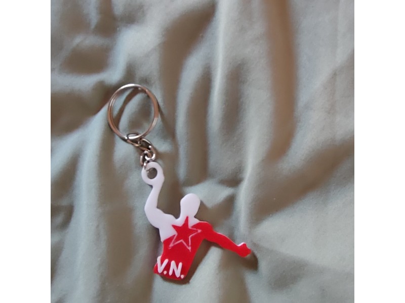 Crvena Zvezda verni navijac privezak za kljuceve