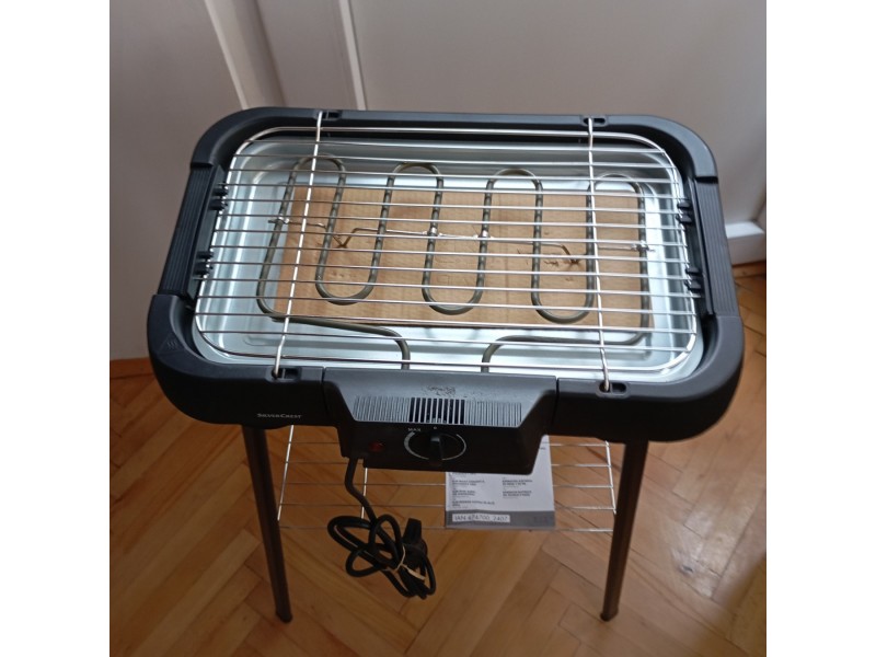 NOV SilverCrest električni roštilj 2000W