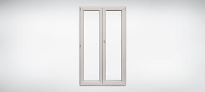 PVC dvokrilna balkonska vrata DKr. 1800 x 2100 D
