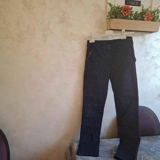 Pantalone na tufnice teget S