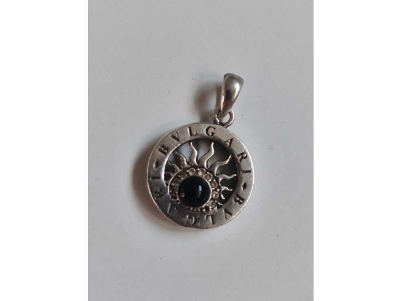 BVLGARI srebrni 925 privezak sa kamenom