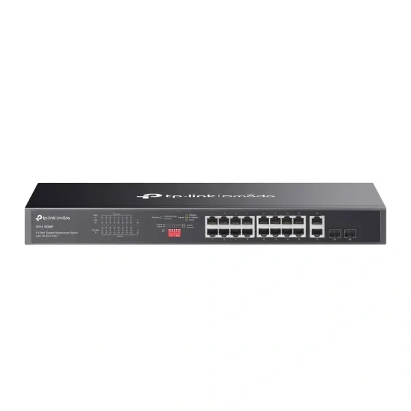 TP-Link DS1018GMP 16-portni gigabitni PoE+ svič 250 W rack