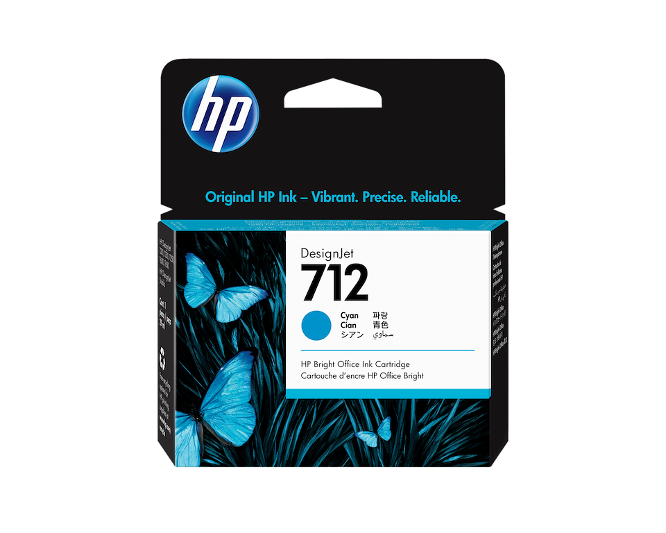 HP 712 cijan kertridž sa mastilom 3ED67A