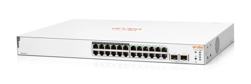 HPE Aruba Instant On 1830 switch 24 porta Gigabit 12 PoE 195W 2 SFP