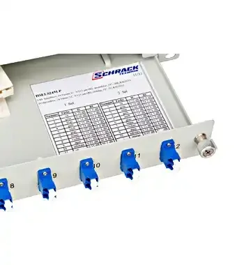 Schrack FO splice box 19" za 12 vlakana singlemode 9/125 OS2 ECO