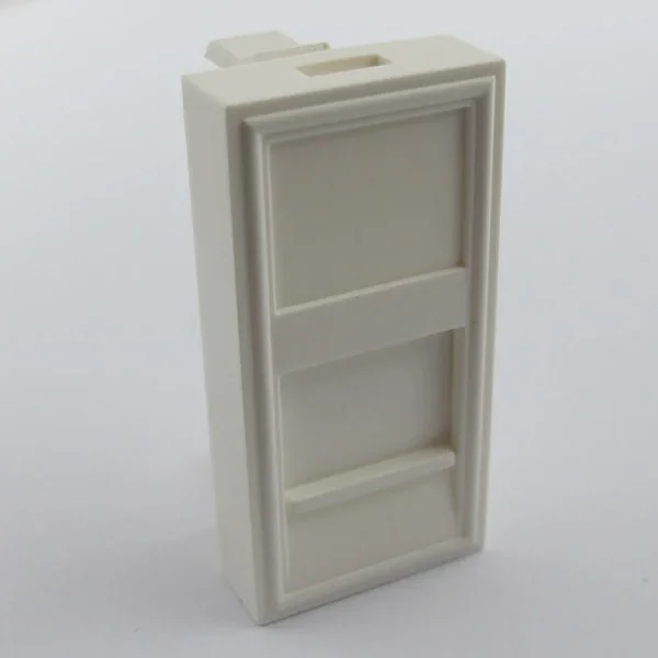 Uložak 1M 45 x 22.5 mm sa 1 slotom za keystone modul ravan sa zastorom FPK1-1M-01