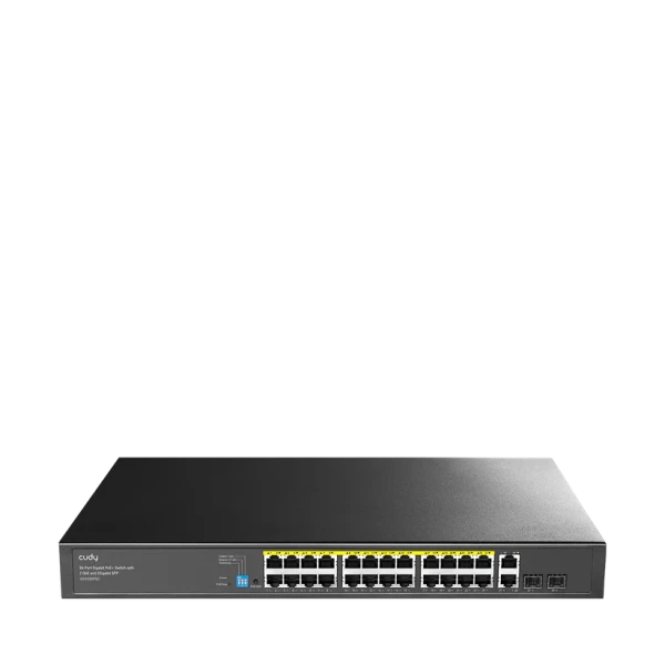Cudy GS1026PS2 gigabitni PoE+ svič 24 PoE+ porta 2x uplink 2x SFP 300W