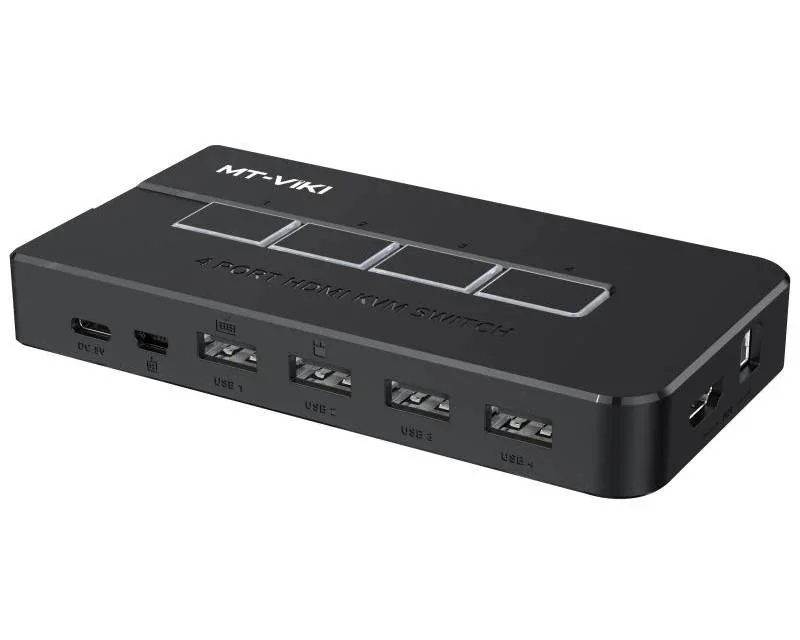 MT-Viki HDMI KVM switch 4 porta 4K USB 2.0