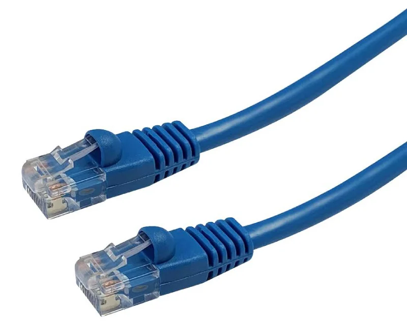 E-GREEN UTP patch kabl Cat6 0.3m plavi