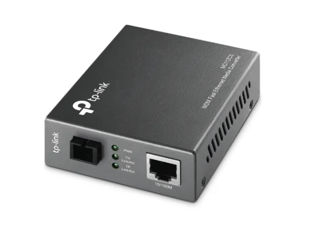 TP-Link media konverter 10/100Mbps na 100Mbps single-mode SC optika do 20km
