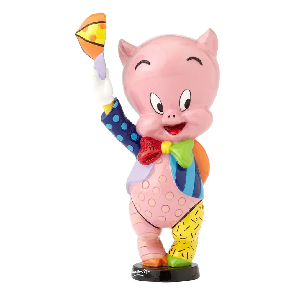 Romero Britto Porky Pig sa kačketom figurica Looney Tunes