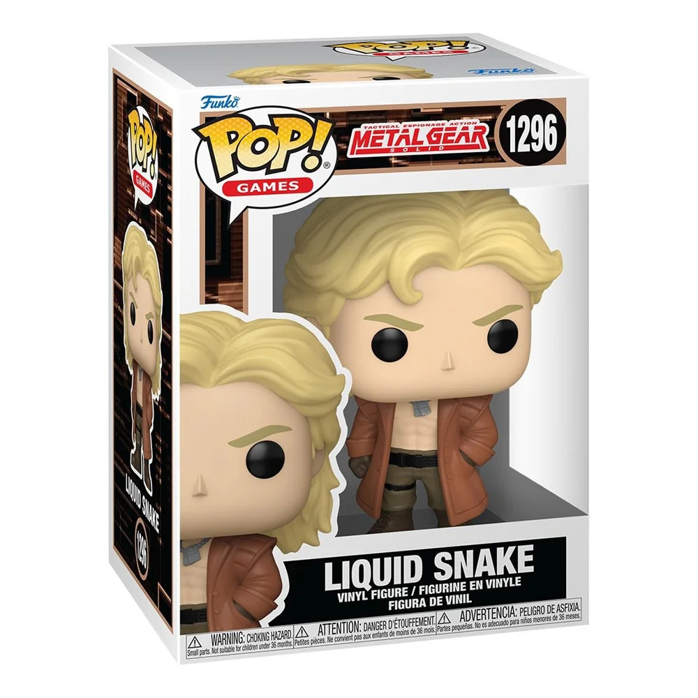 Funko POP! Liquid Snake Metal Gear Solid vinil figura