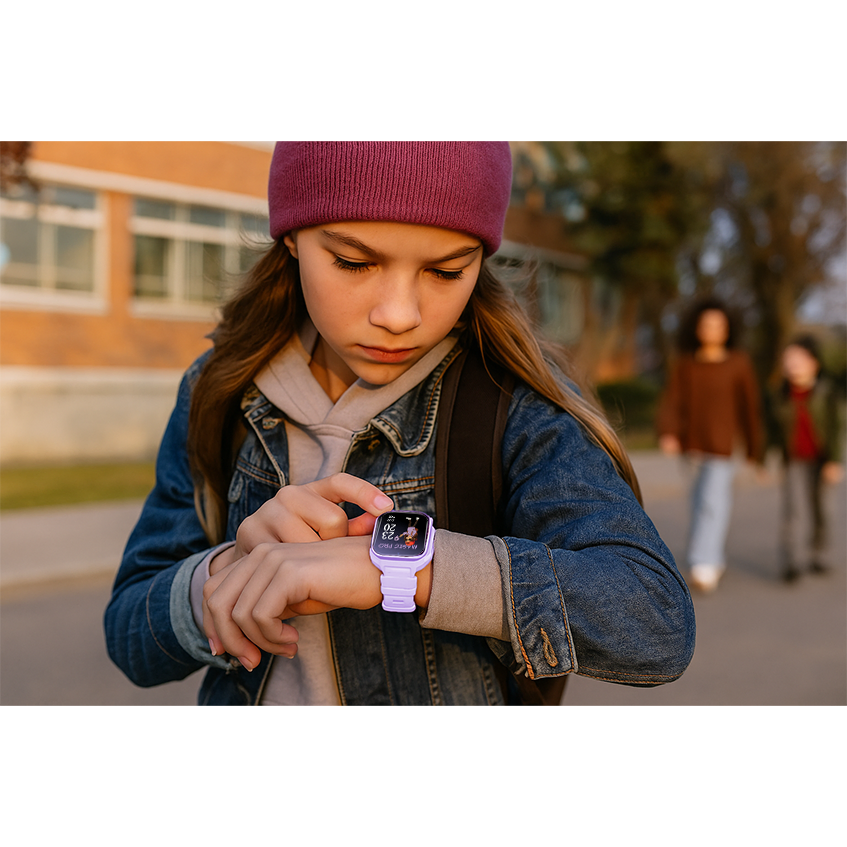 Vivax Smart KIDS 4G MAGIC PRO dečiji pametni sat sa GPS-om ljubičasti