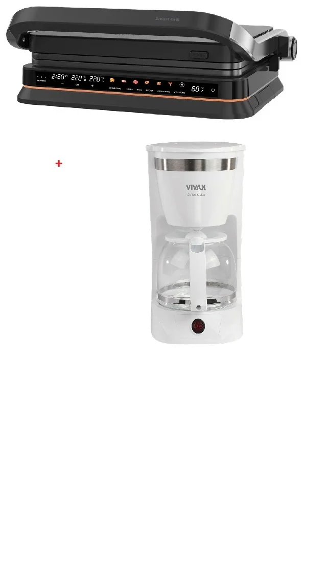 Vivax Smart Gril električni gril, komplet sa Vivax CM-08127W