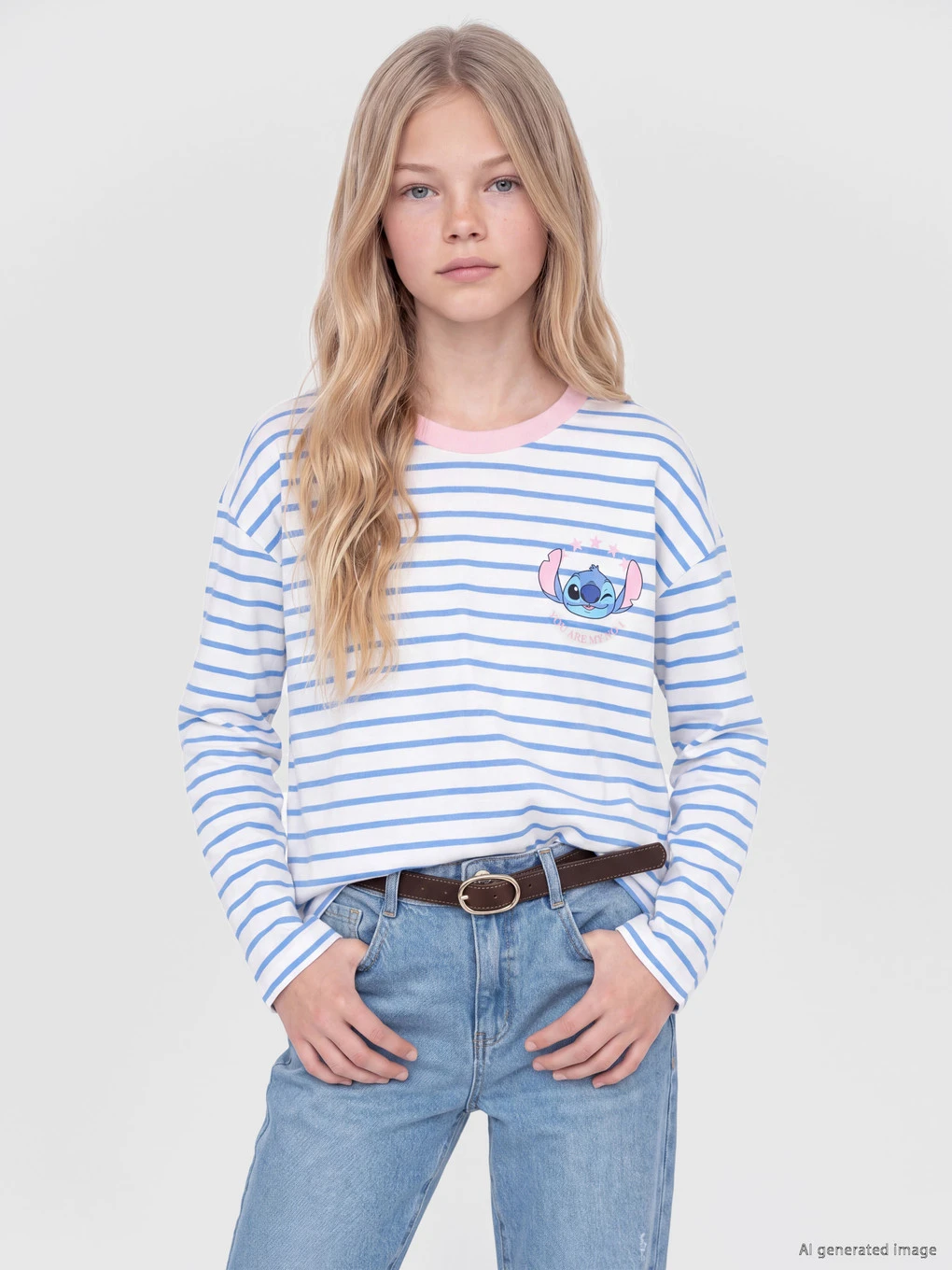 LCW Kids Stitch Štampana Dečija Majica