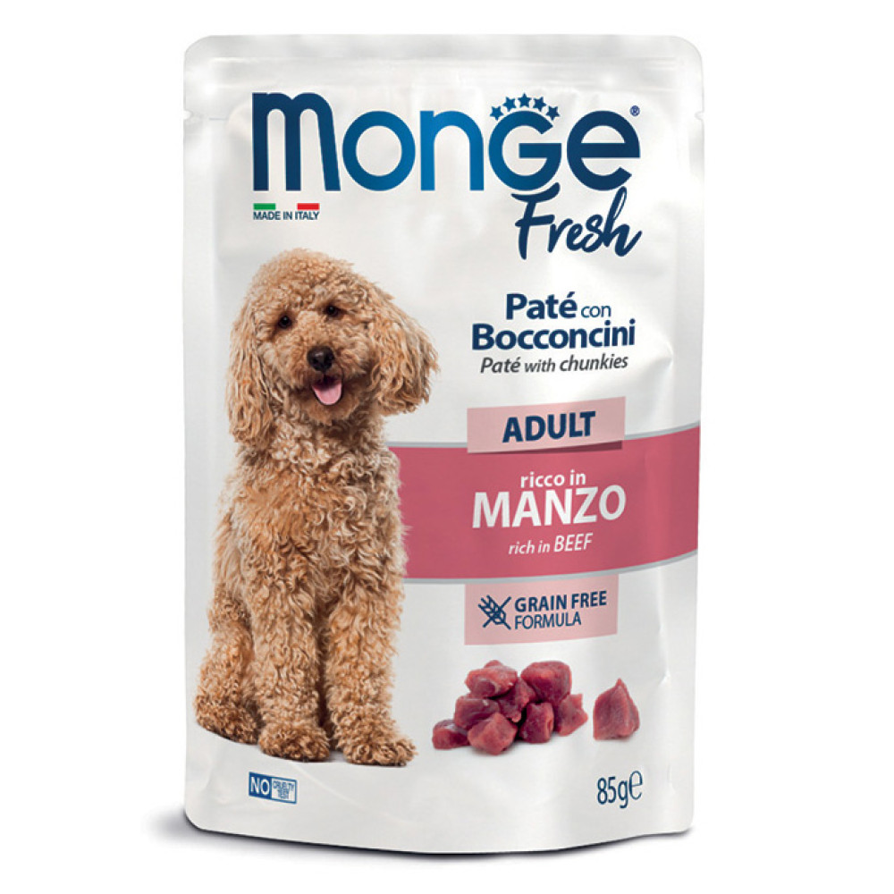 Monge Fresh sos za pse Adult - Govedina 85g