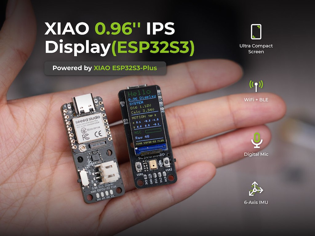 XIAO 0.96“ IPS Display(ESP32-S3)
