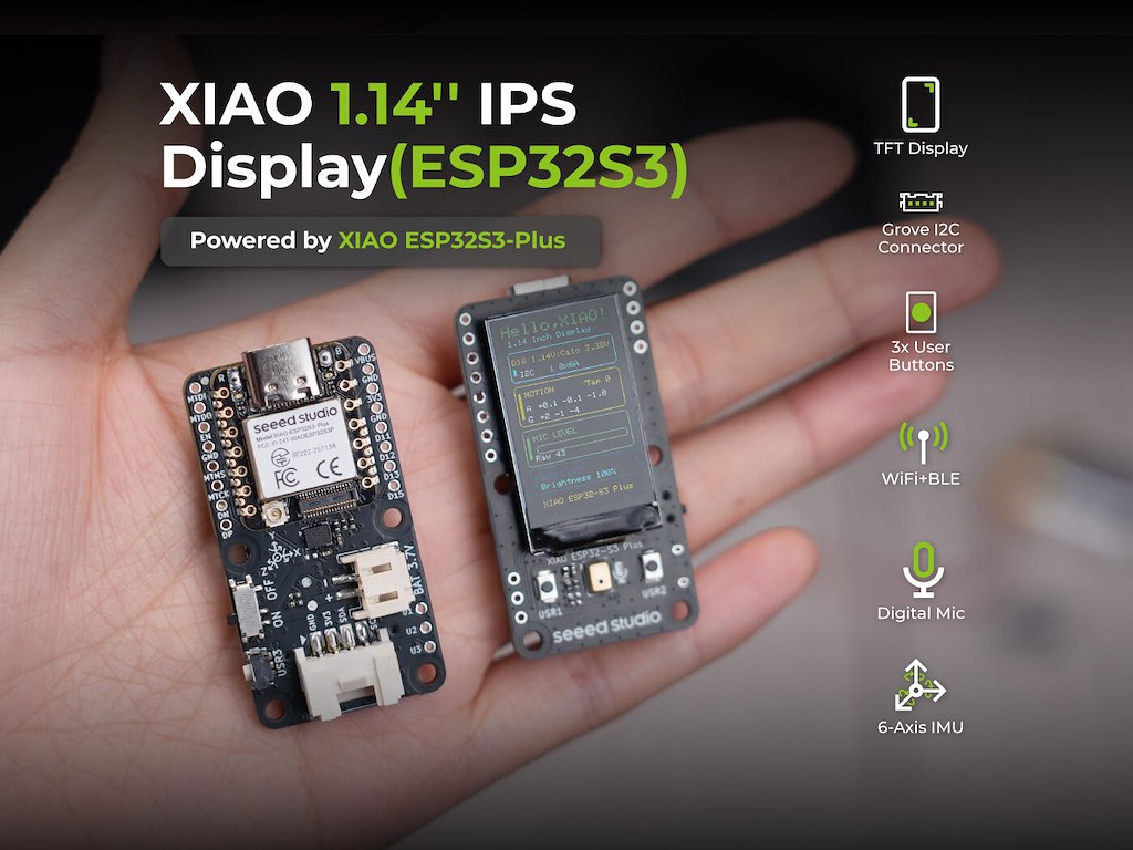 XIAO 1.14“ IPS Display(ESP32-S3)