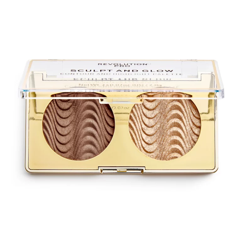 Paleta za konturisanje i hajlajt REVOLUTION PRO Sculpt and Glow 4g — Savanna Nights
