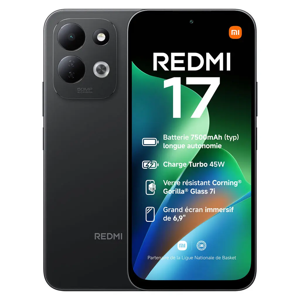 Xiaomi mobilni telefon Redmi 17, 6/128 GB, crni