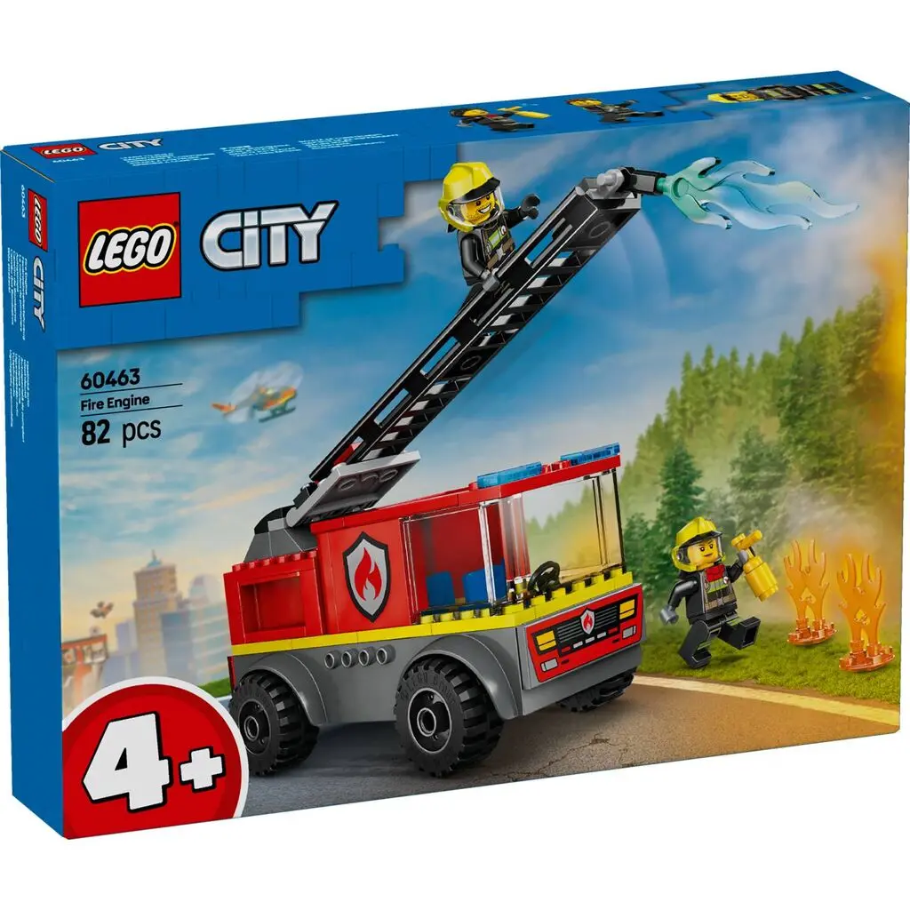 LEGO City Vatrogasno vozilo sa merdevinama 60463, Uzrast 4+