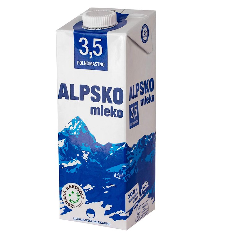 Mleko UHT 3,5%mm 1l Alpsko mleko