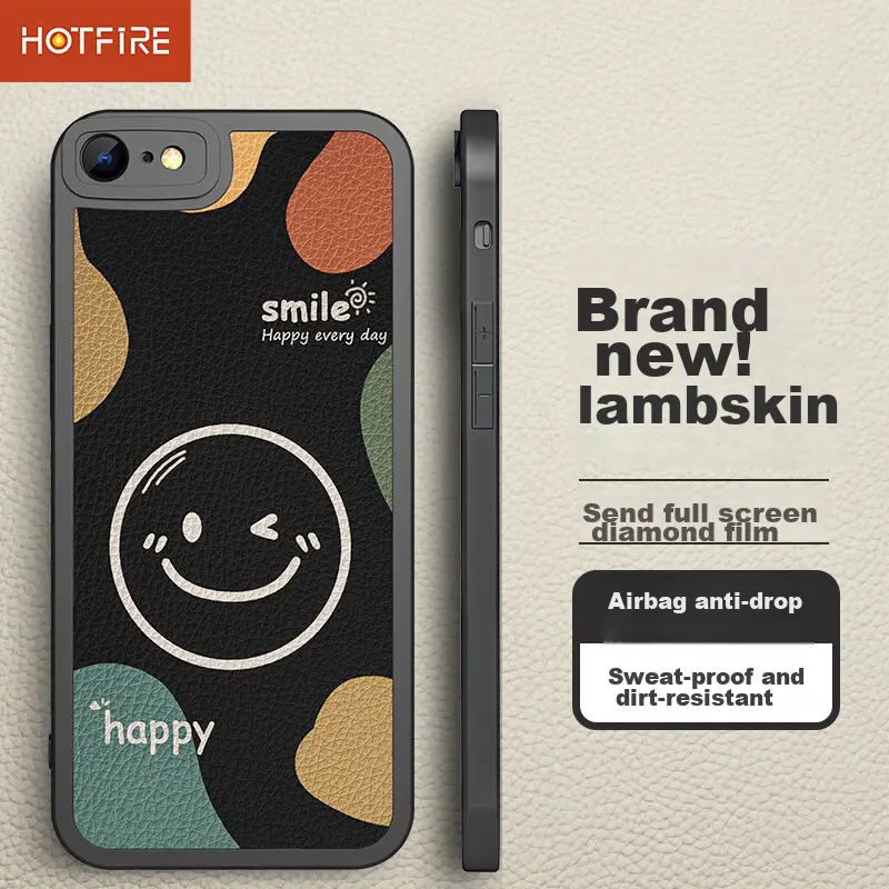 HotFire Maska za mobilni telefon iPhone 8 / iPhone 7 / iPhone SE, Crna
