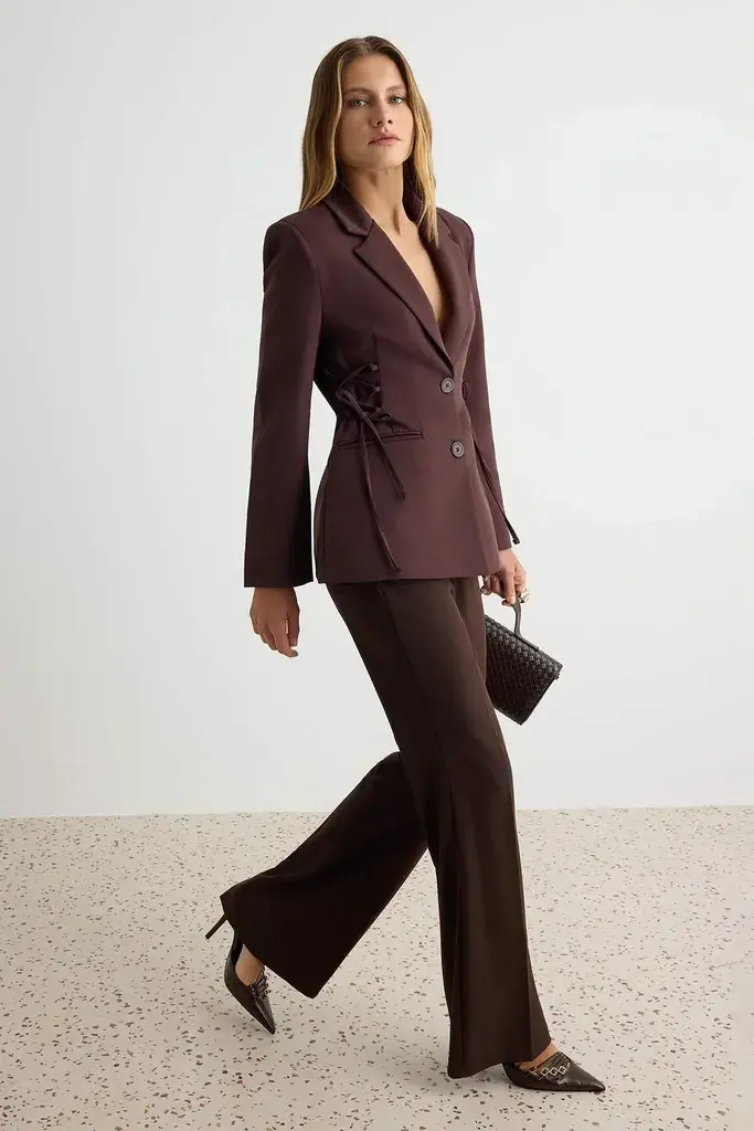 Trendyol ženska jakna model Twoaw27Bc00044, smeđa