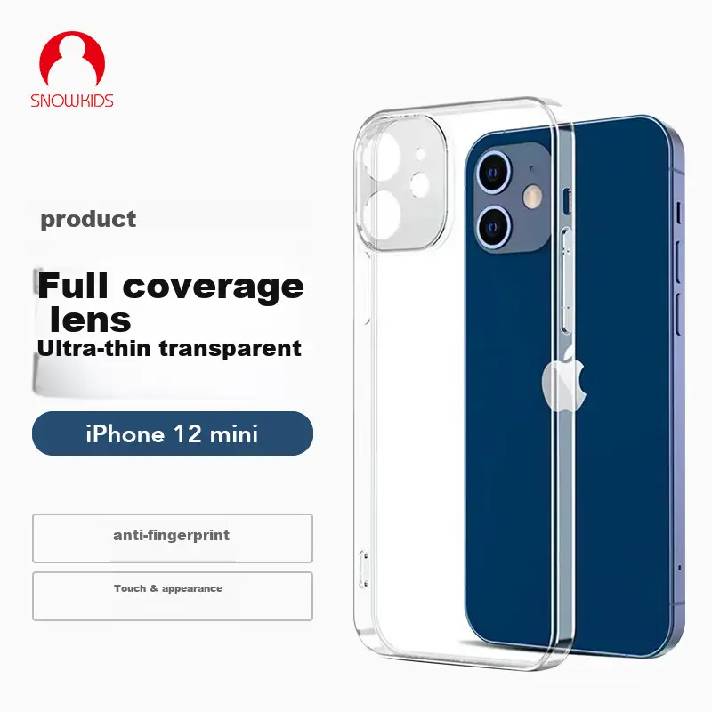 Snowkids Maska za mobilni telefon iPhone 12 mini, Providna