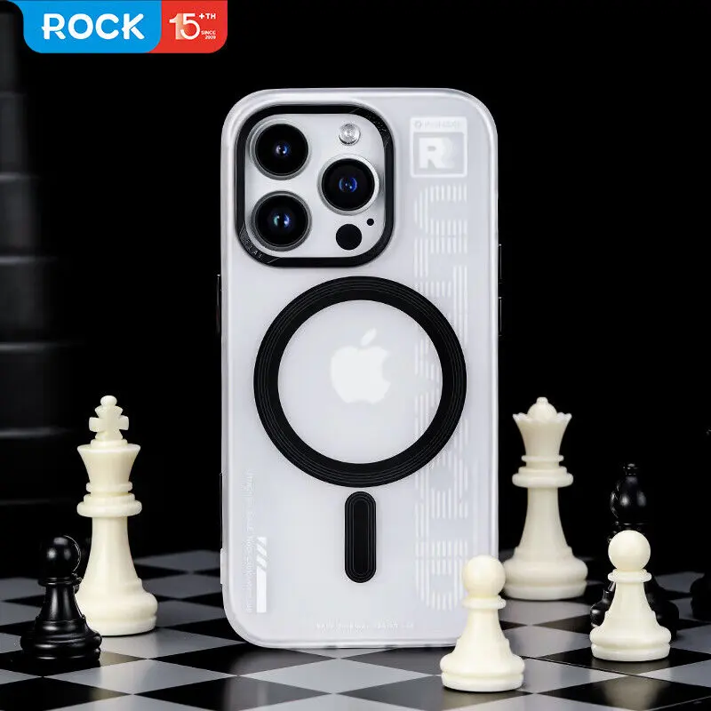 Rock Maska za mobilni telefon iPhone 15 Pro, Crna