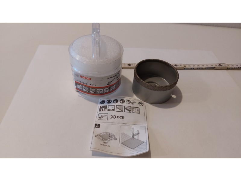 Bosch X-Lock Dijamantska Kruna Za Keramiku 75mm Profi
