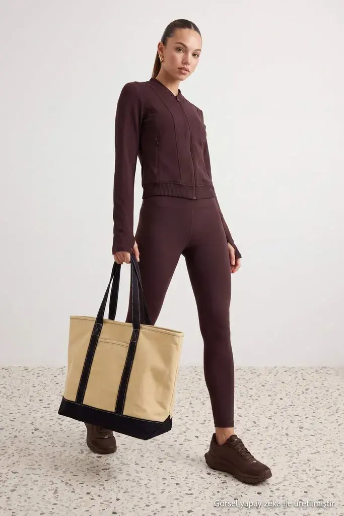 Trendyol ženska jakna model Thmaw27Sk00002, smeđa
