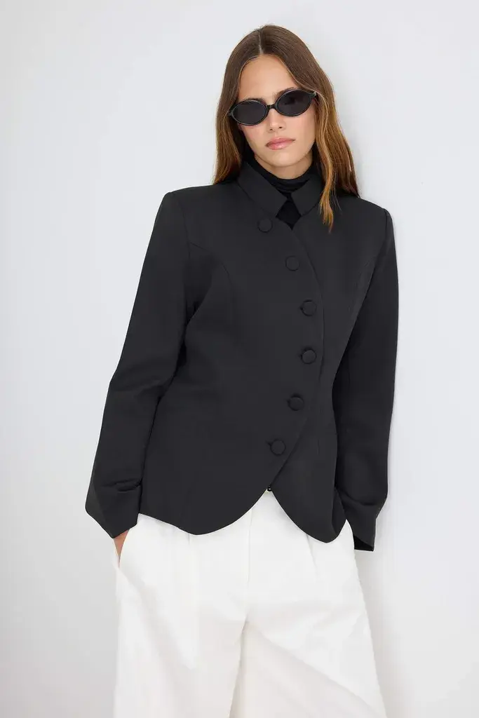 Trendyol ženska jakna model Twoaw27Bc00024, tamno siva