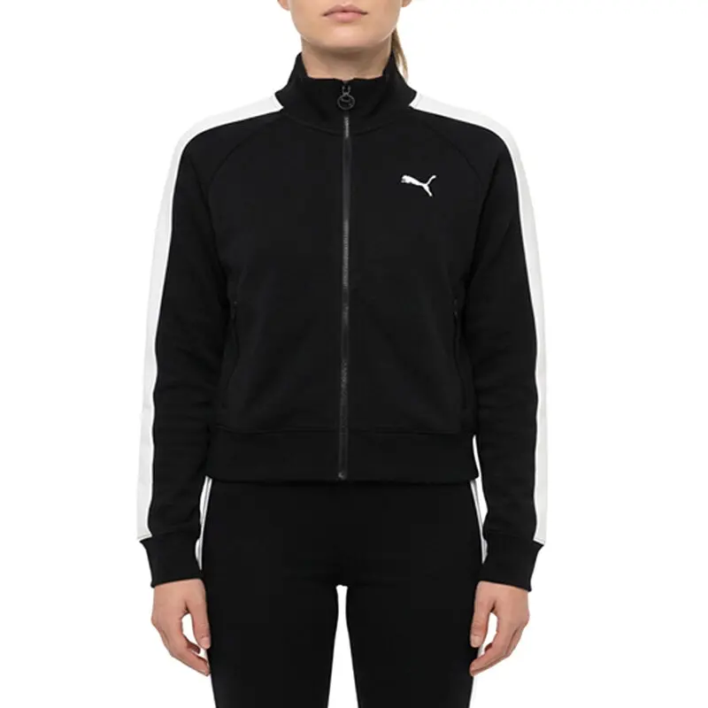 PUMA Ženski duks T7 Always On Short Track Jacket, Crni