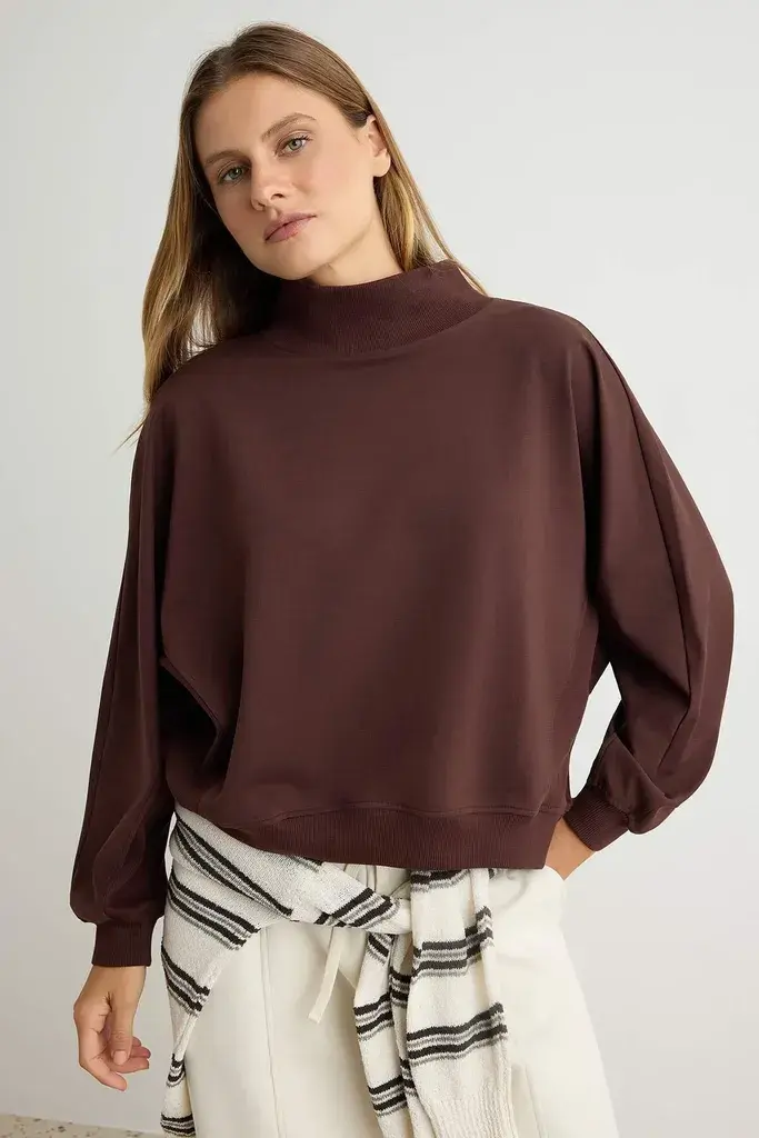 Trendyol ženski duks Twoaw27Sw00055, smeđa
