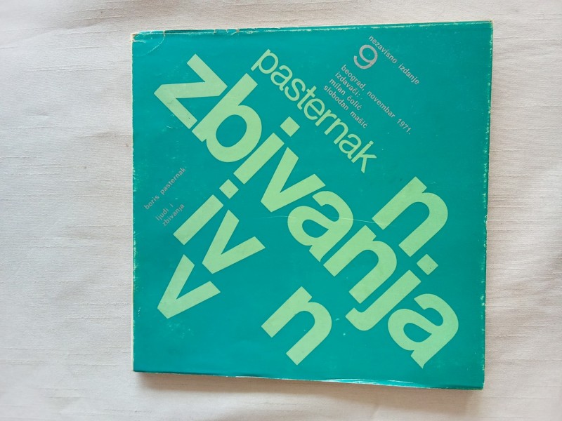 Nezavisno Izdanje-Ljudi I Zbivanja-Boris Pasternak