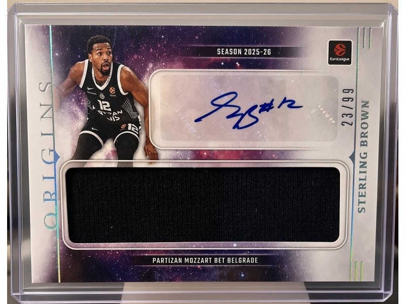 BROWN Partizan AUTOGRAM i DRES Num. 99 EUROLEAGUE 26