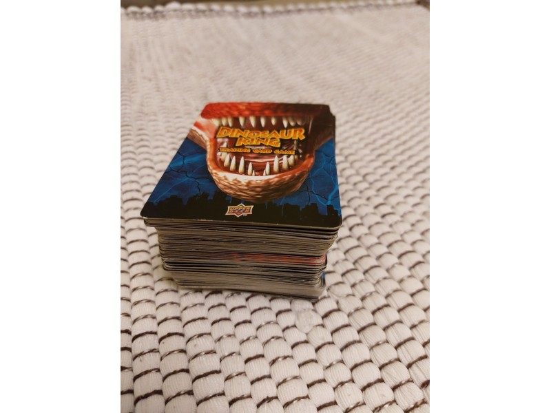 Dinosaur King karte - Upper Deck LOT
