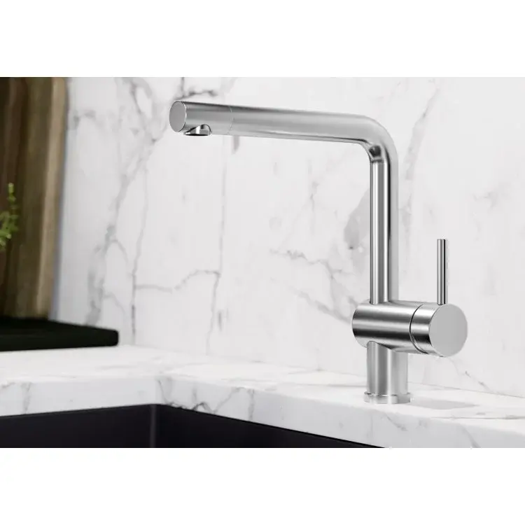 Blanco Slavina za sudopere Linus, Saten Dark steel