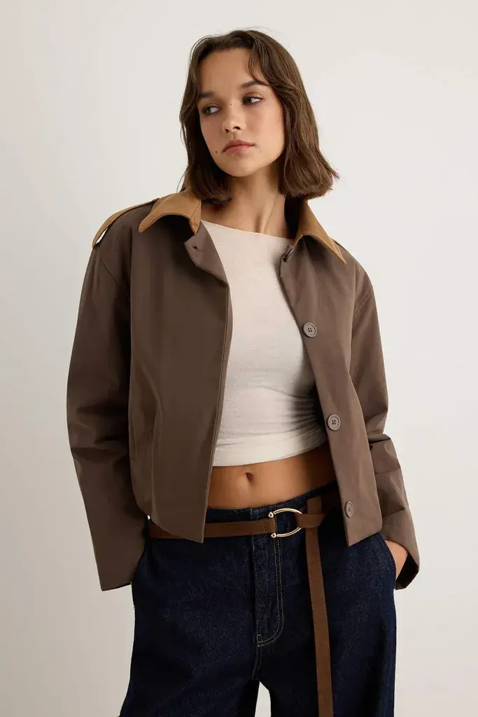 Trendyol ženska jakna model Twoaw27Mo00117, smeđa