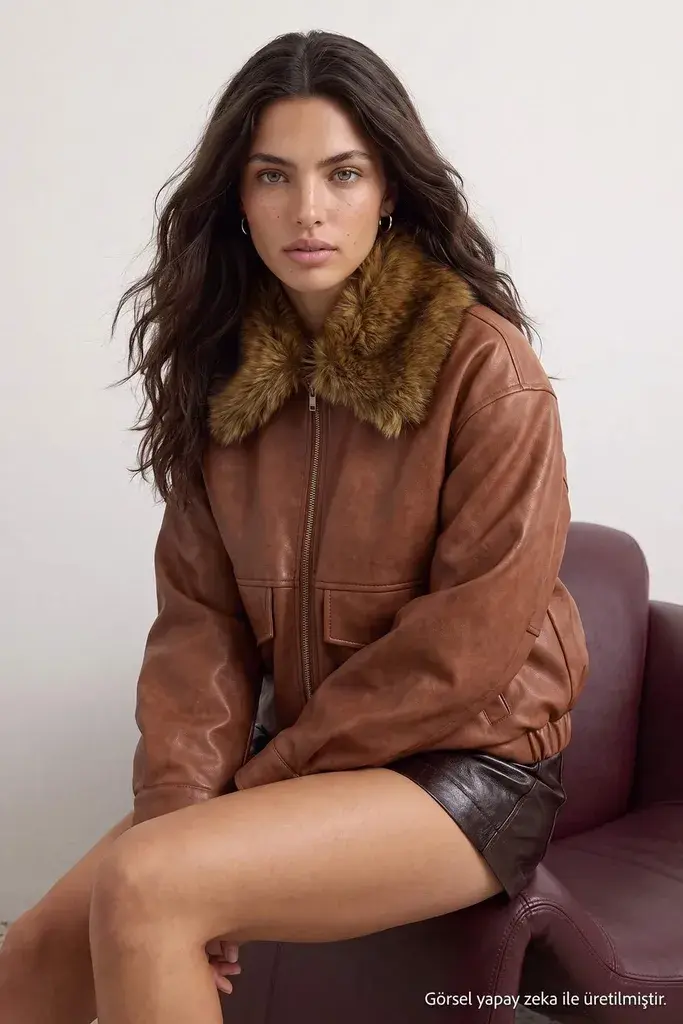 Trendyol Milla ženska jakna Twoaw27Mo00066, smeđa