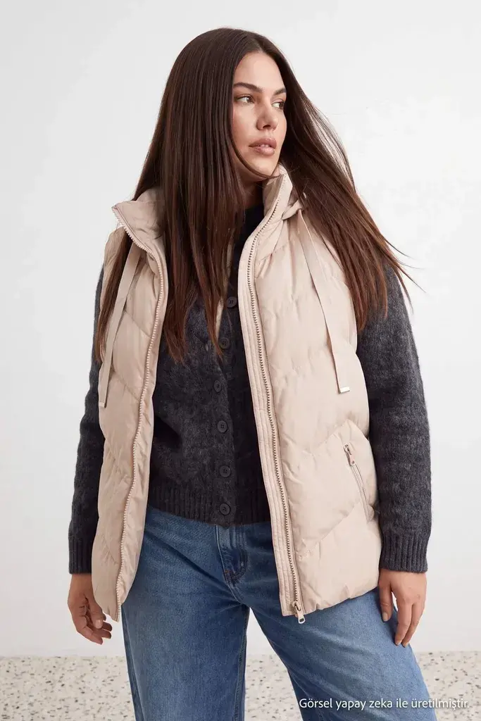 Trendyol ženski top Tbbaw24Bh00002, ecru