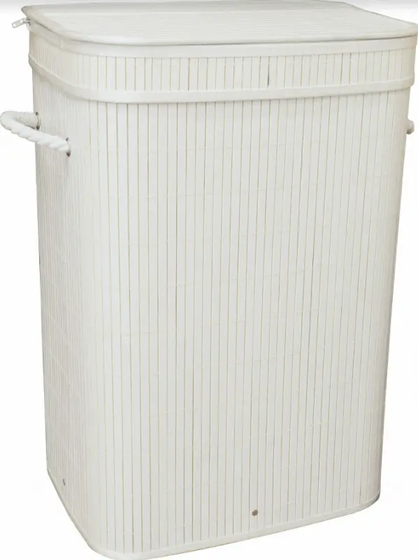 COPEN Bambus korpa za veš C-07-053W, 40x30x50 cm, Bela