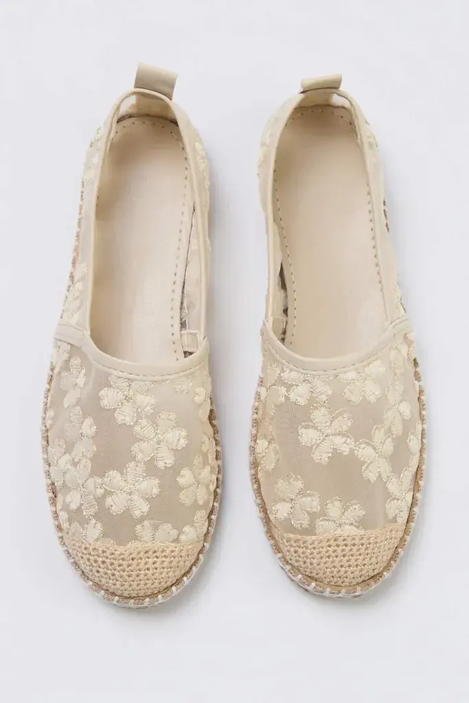 Trendyol ženski espadrile Takss26Es00001, krem
