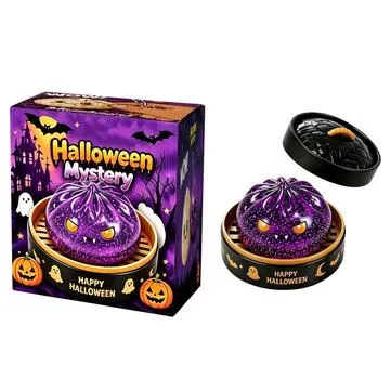 DOWMOO HALLOWEEN MYSTERY DUMPLING SQUISHY TOY - DEVIL GHOST