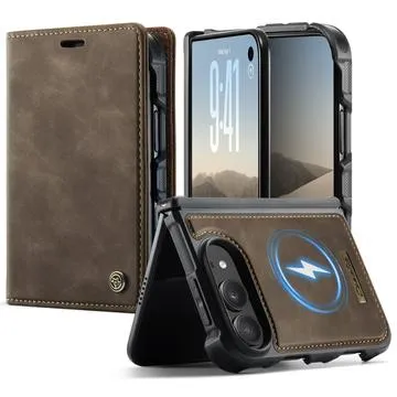 IPHONE DUO CASEME C49 2-IN-1 DETACHABLE WALLET CASE - MAGSAFE COMPATIBLE, RFID - COFFEE