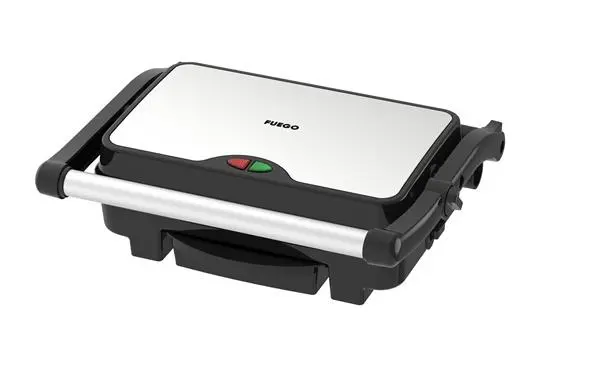 Fuego Kontakt gril GTFGSL900WINXB, 900W, Nelepljiva ploča, Crno-sivi