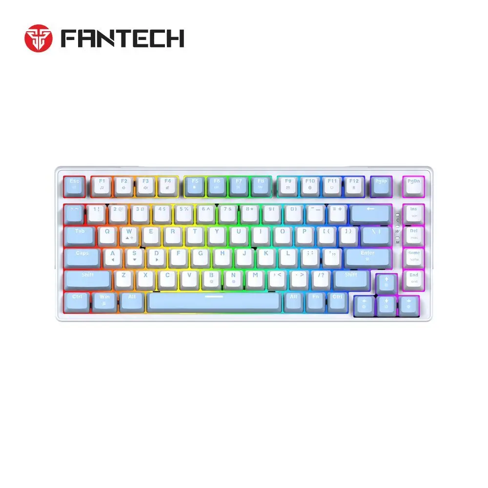 Fantech Gejmerska tastatura MK612 Atom x83 AME, Taro switch, Bela